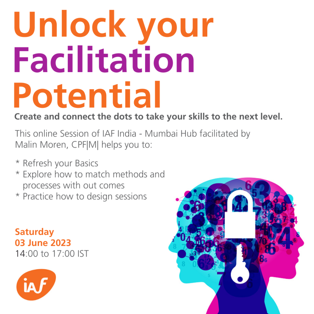 Unlock your Facilitation Potential – IAF India